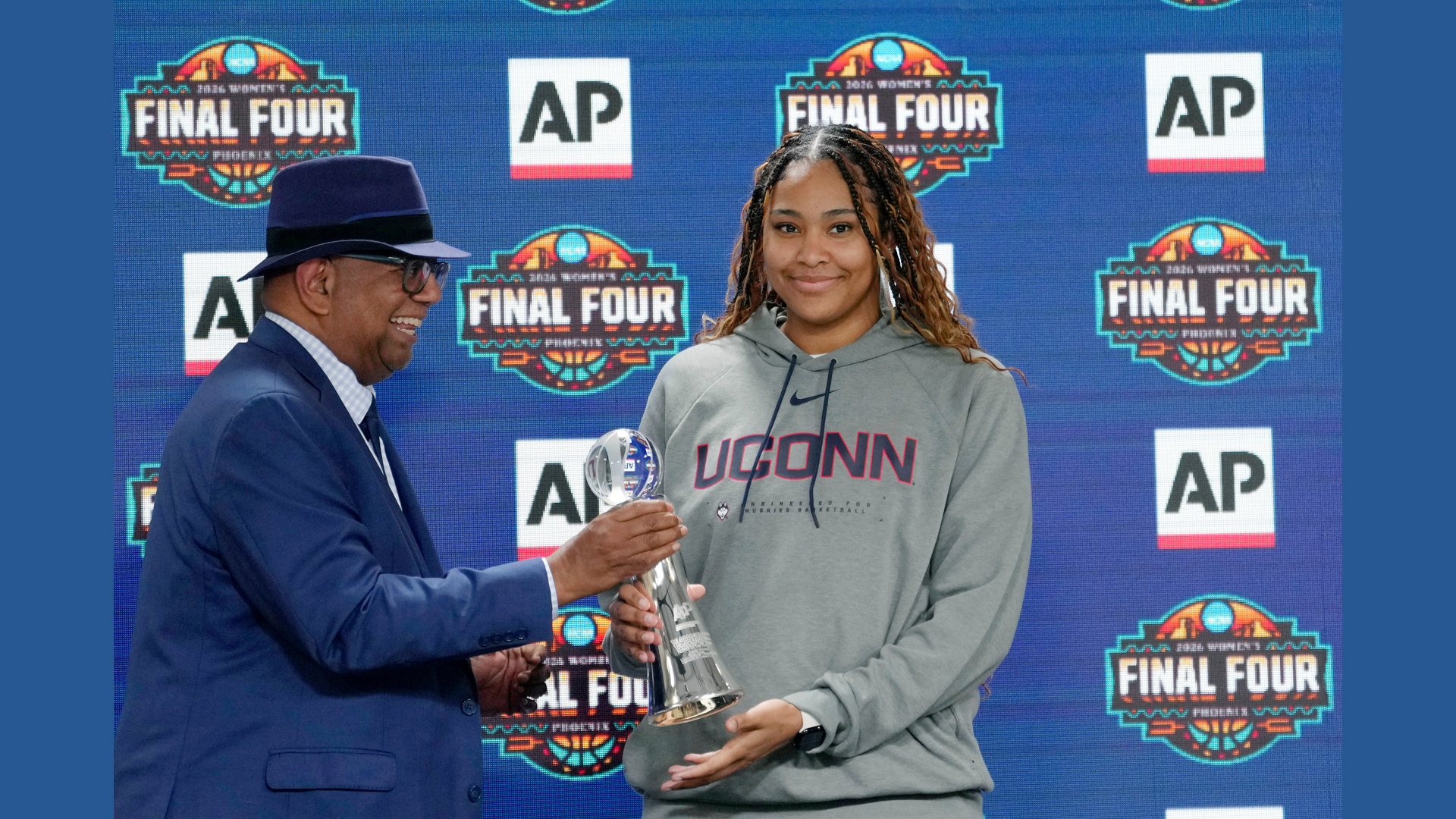 UConn star sophomore Sarah Strong named the AP Player of the Year in ...