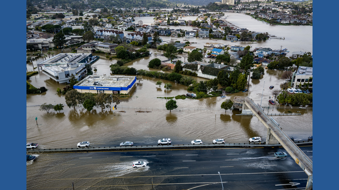Heavy rain, high tides cause flooding along stretch of Northern ...