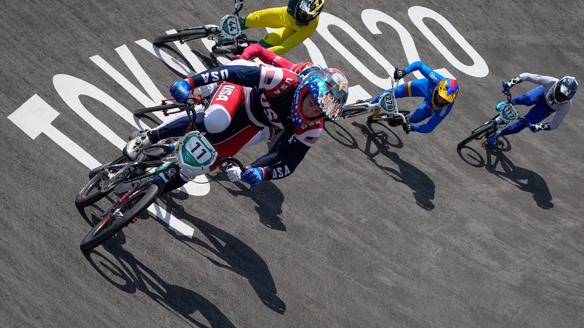 Olympic BMX rider Connor Fields stretchered off track in Tokyo | wbir.com