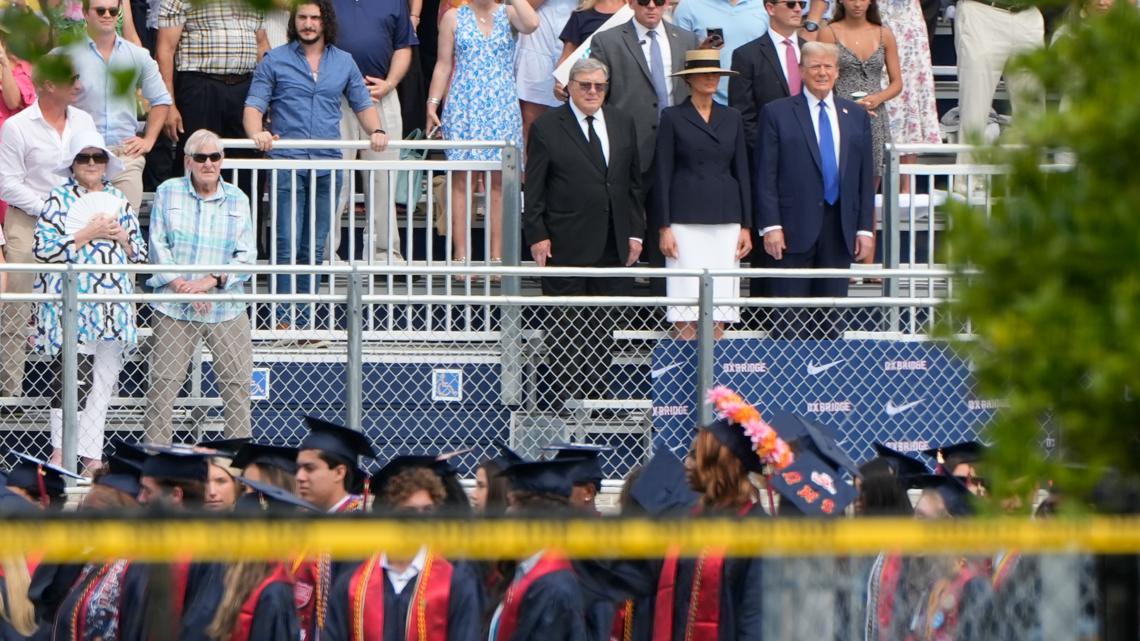 Trump campaigns in Minnesota after Barron's graduation | wbir.com