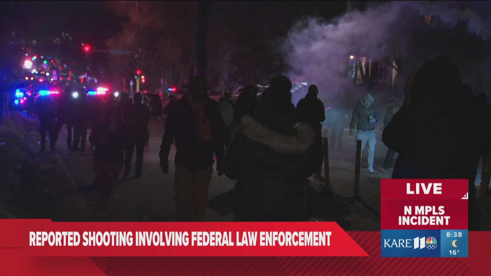 LIVE: Federal agent shoots man in leg, protest forms in north ...