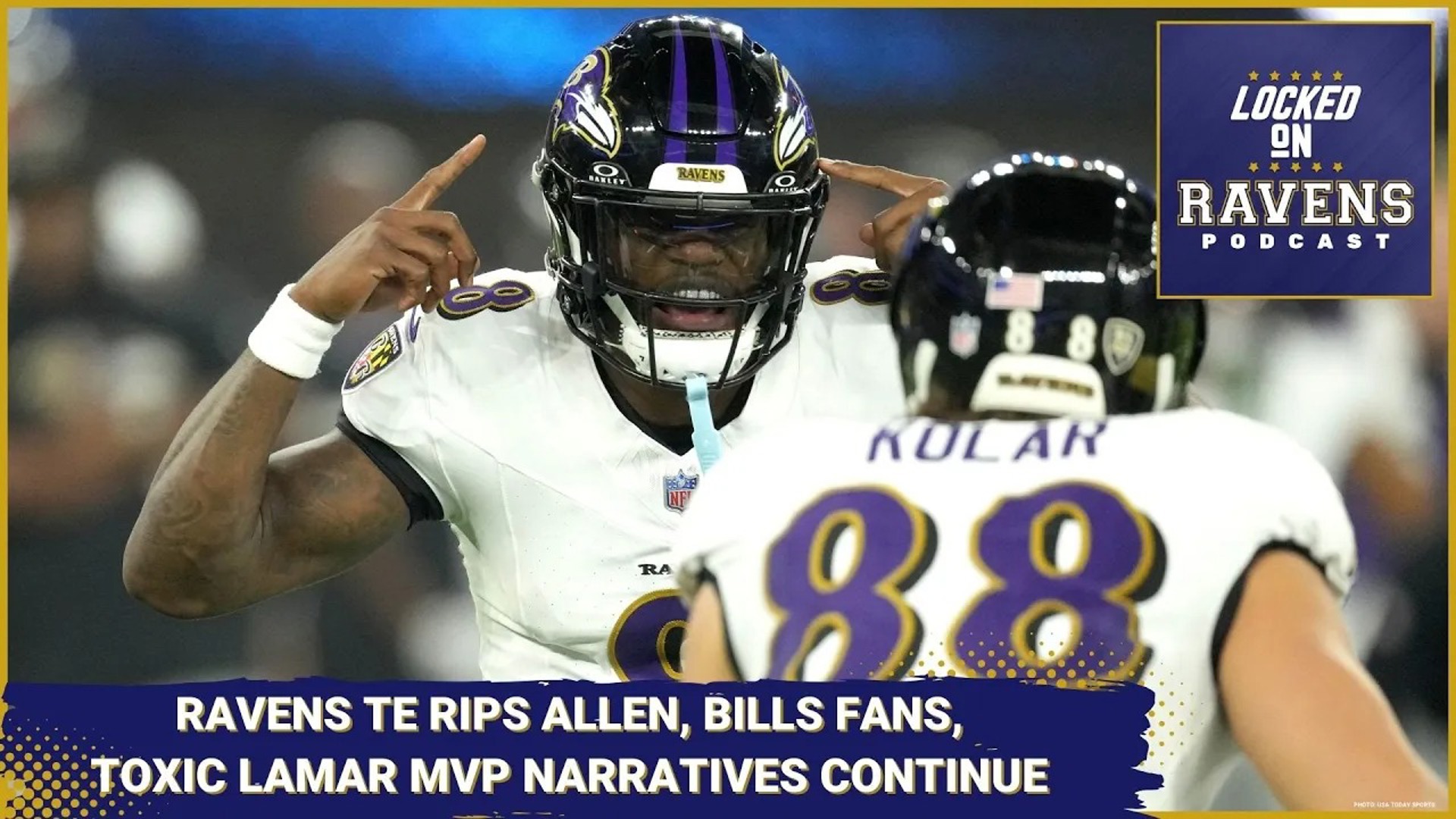 Baltimore Ravens TE rips Josh Allen, Bills fans in Lamar Jackson's defense, toxic MVP talk ...