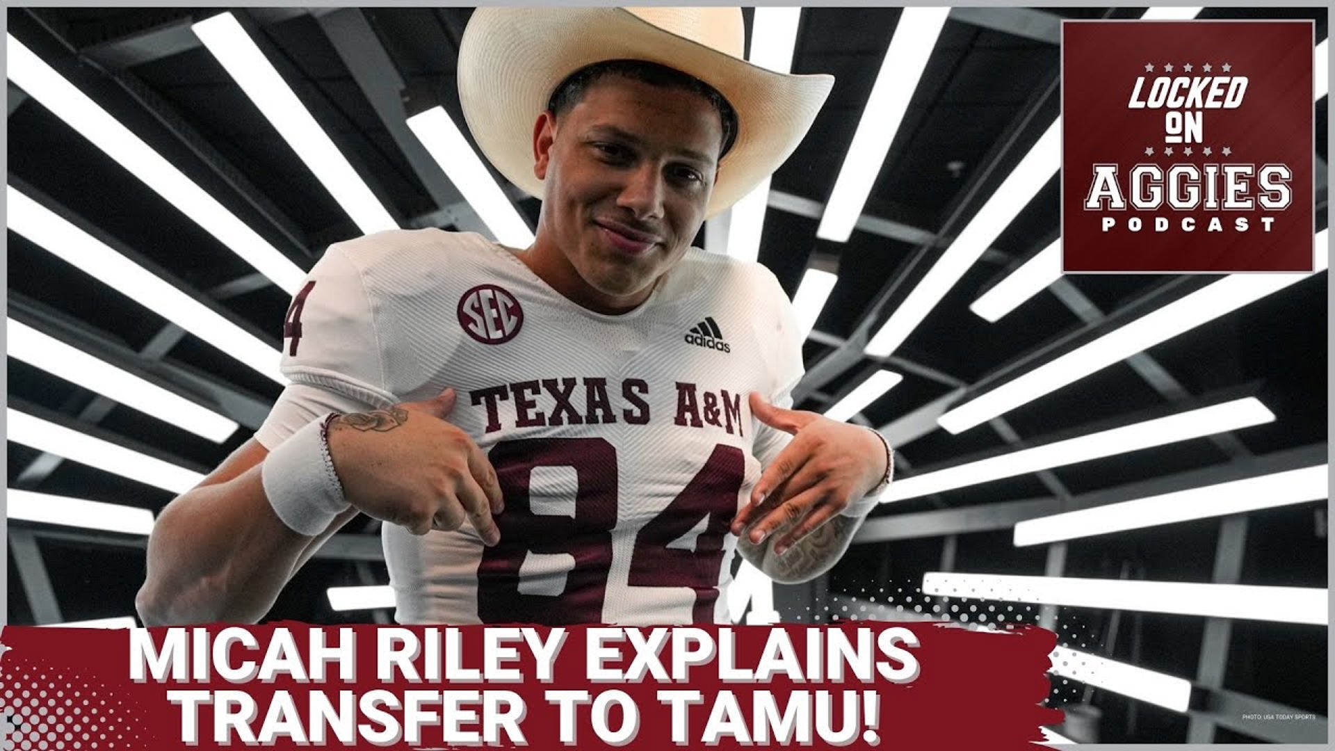 Texas A&M TE Micah Riley discusses why he chose Texas A&M in the portal ...