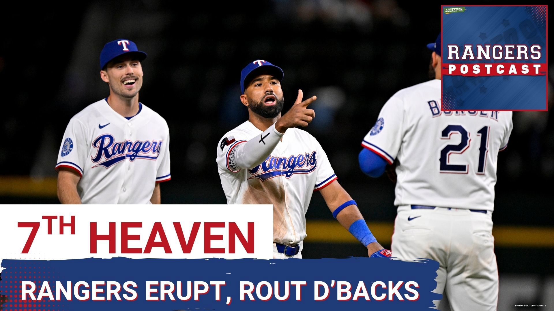 RANGERS POSTCAST: The Rangers BOUNCED BACK to beat the D'Backs & even ...