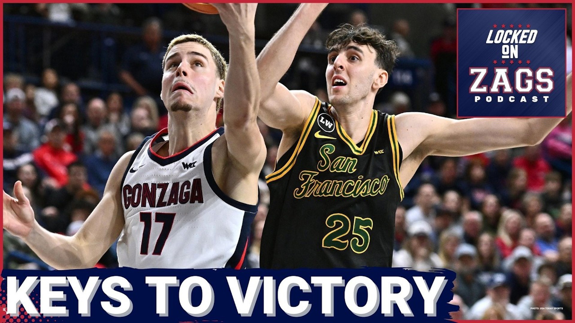 KEY: Can Graham Ike POWER Gonzaga past USF? Zags MUST defend the ...