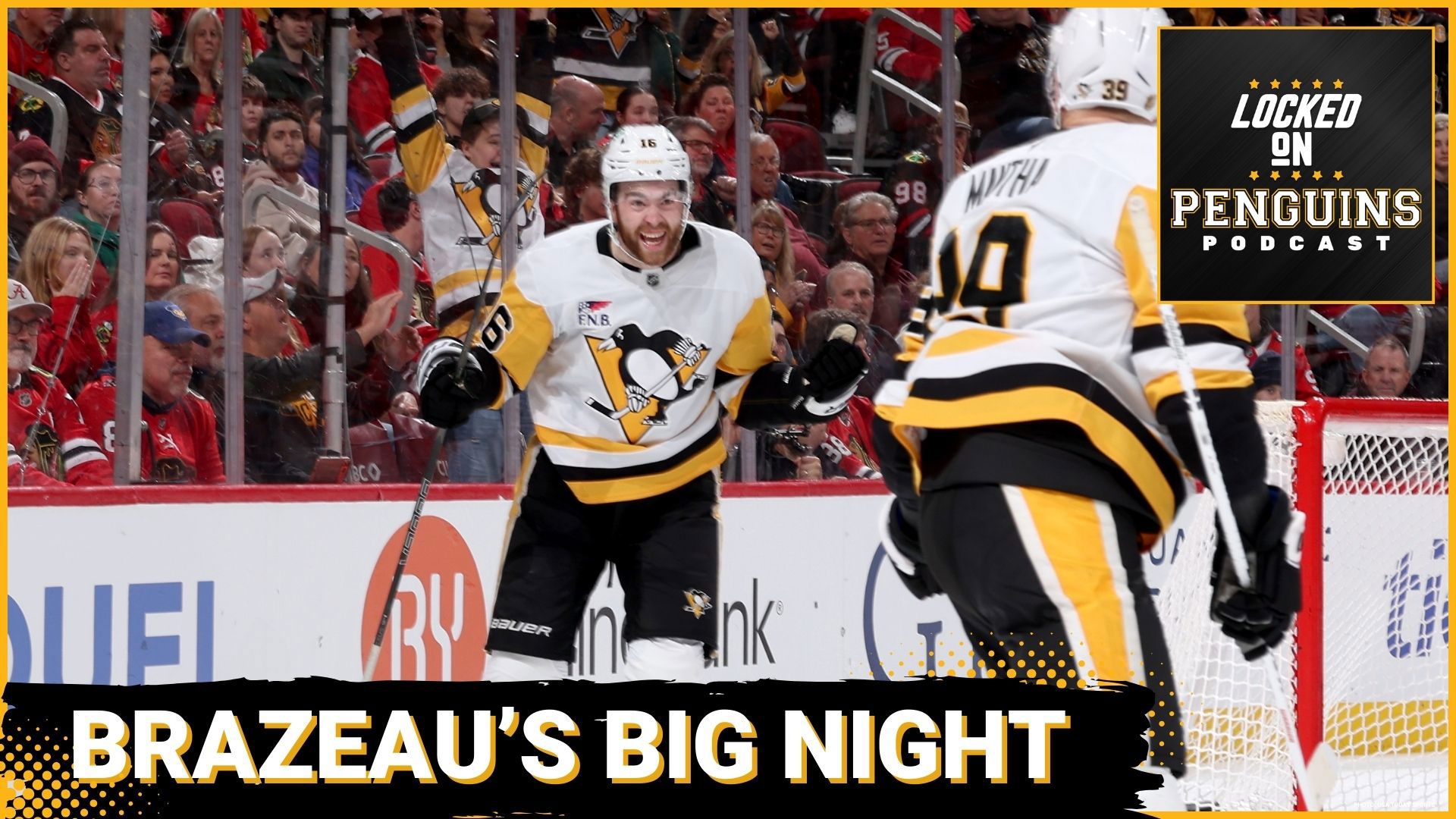 Justin Brazeau and the Penguins DISMANTLE the Chicago Blackhawks ...