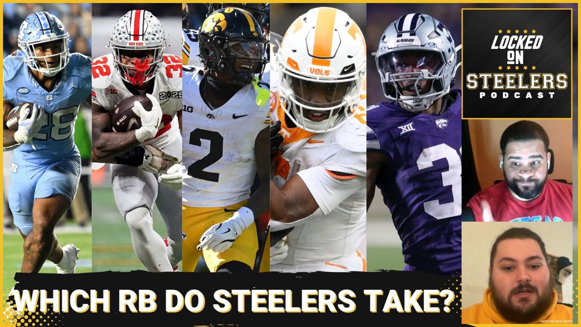 Steelers' Top NFL Draft RB Option Kaleb Johnson, Dylan Sampson, DJ Giddens or Ohio State RBs ...