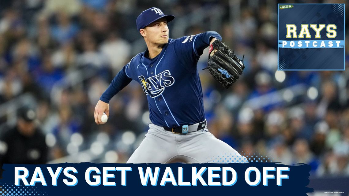 RAYS POSTCAST: The Tampa Bay Rays get WALKED OFF by the Toronto Blue ...