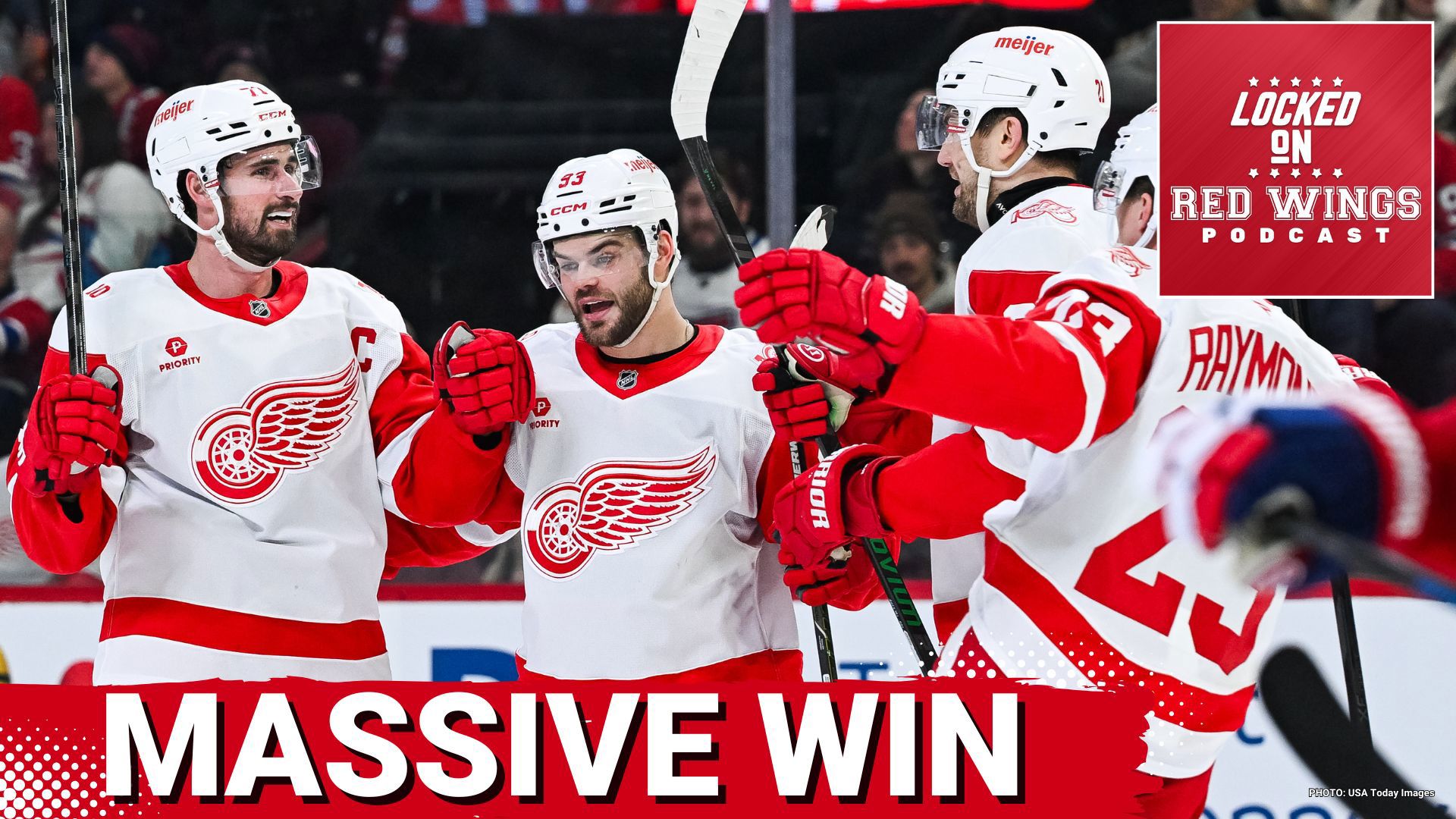 MASSIVE WIN: Red Wings shutout Montreal Canadiens in battle for top of ...
