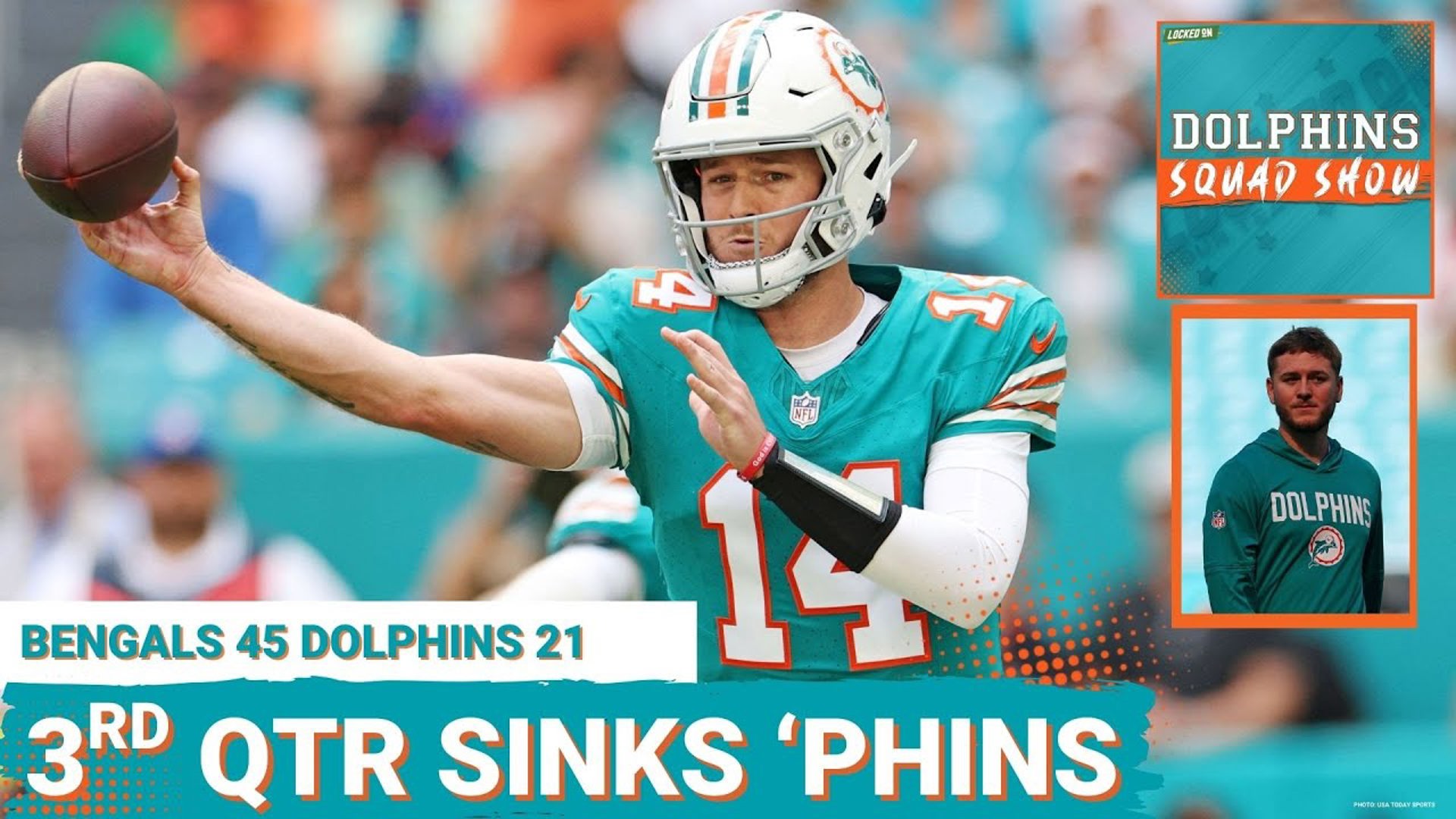 DOLPHINS SQUAD: 3rd Quarter TO's Sink QUINN EWERS, MIAMI DOLPHINS in 45 ...