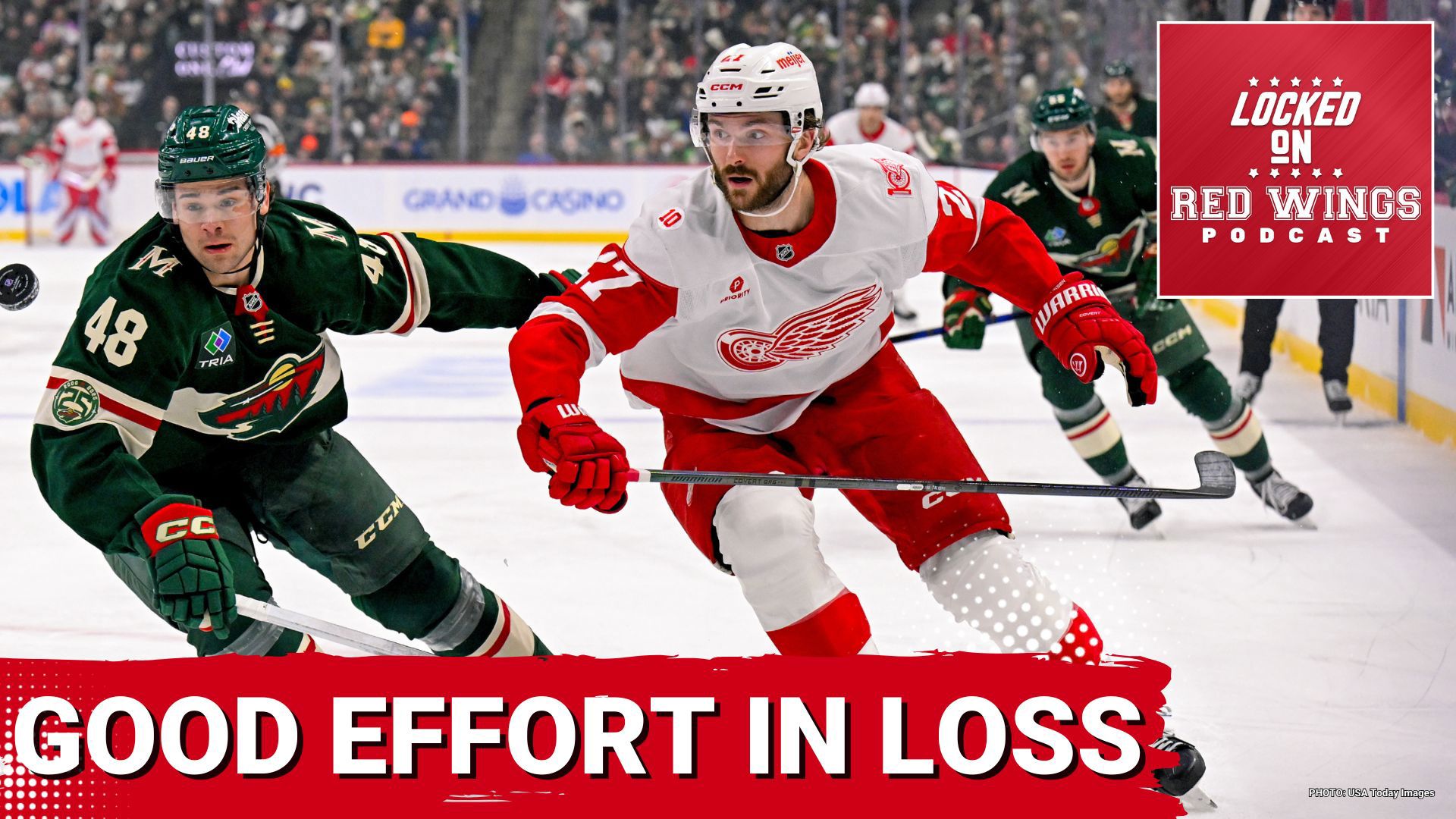 Red Wings show tremendous heart, but leaky goaltending costs them an ...