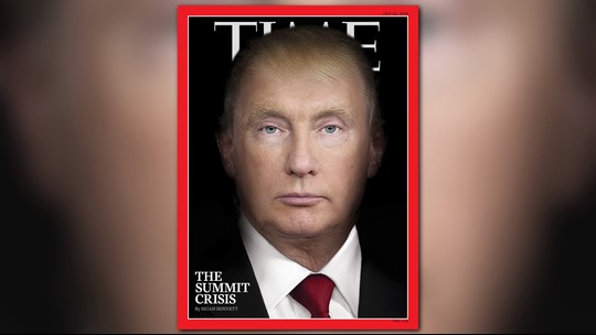 New 'Time' magazine cover shows Trump and Putin morphed as one | wbir.com