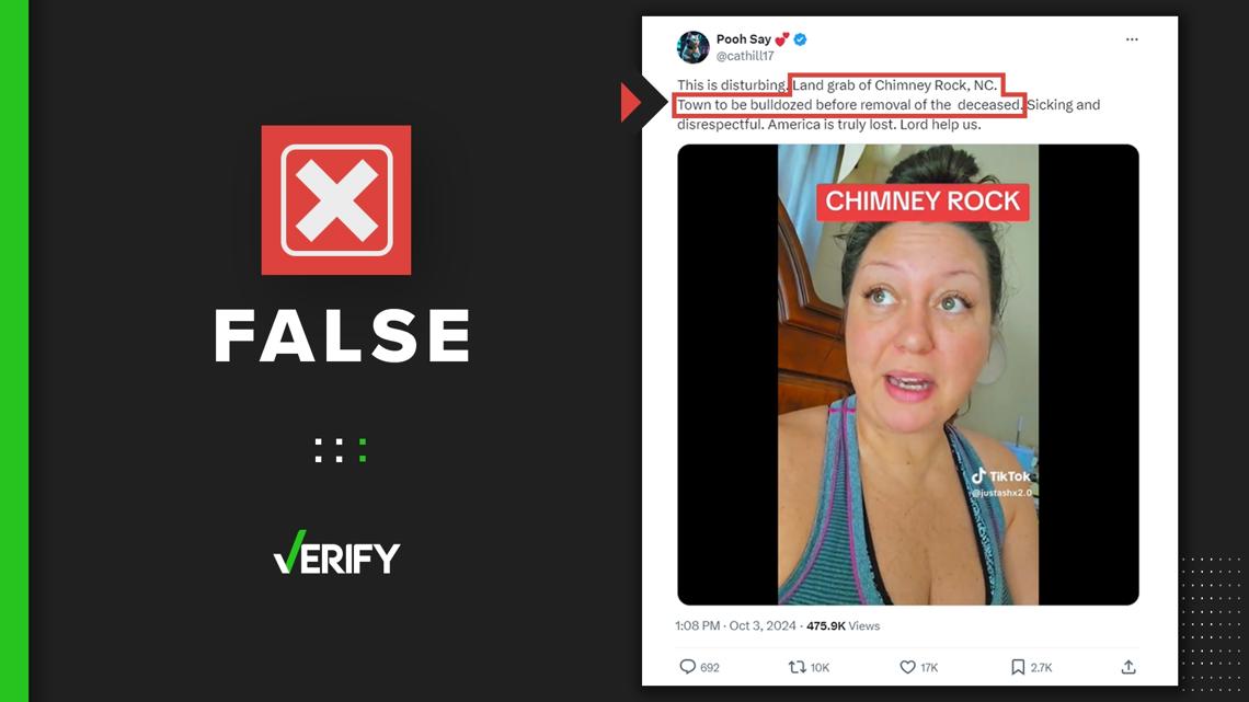 VERIFYING claims about Hurricane Helene recovery and debunking online ... VERIFYING claims about Hurricane Helene recovery and debunking online ...
