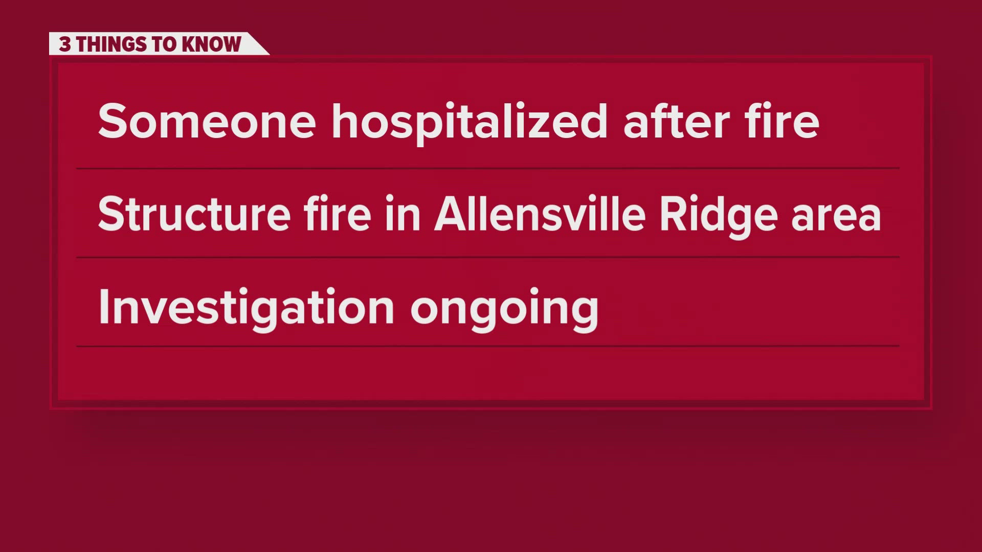 1 person hospitalized after structure fire in Sevierville, authorities ...