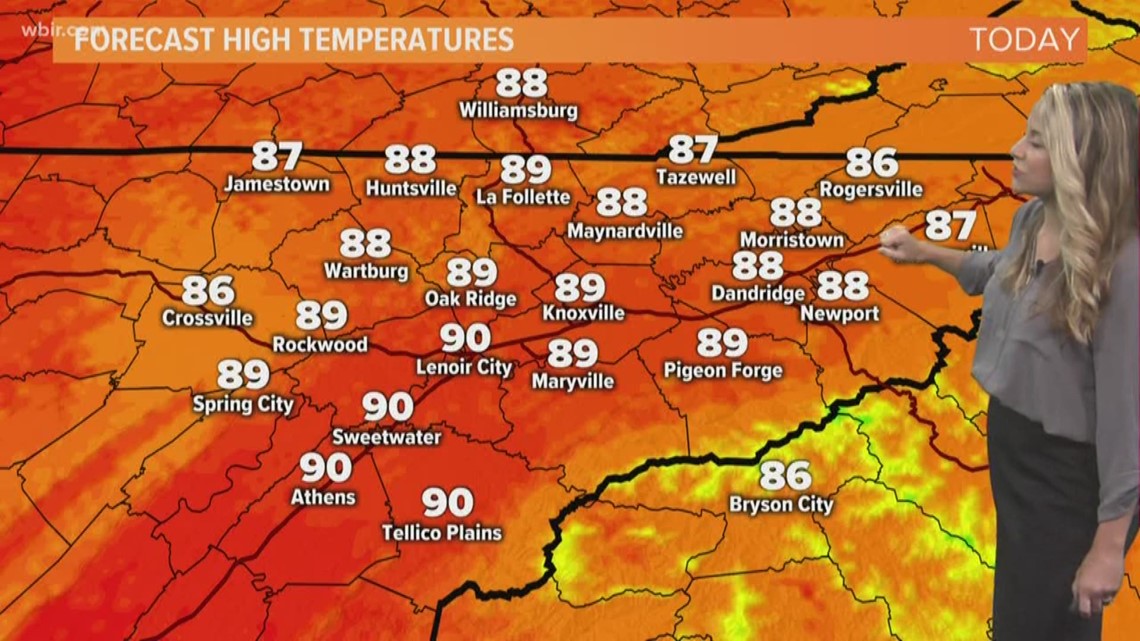 A typical summer-like day with a few scattered t-showers | wbir.com