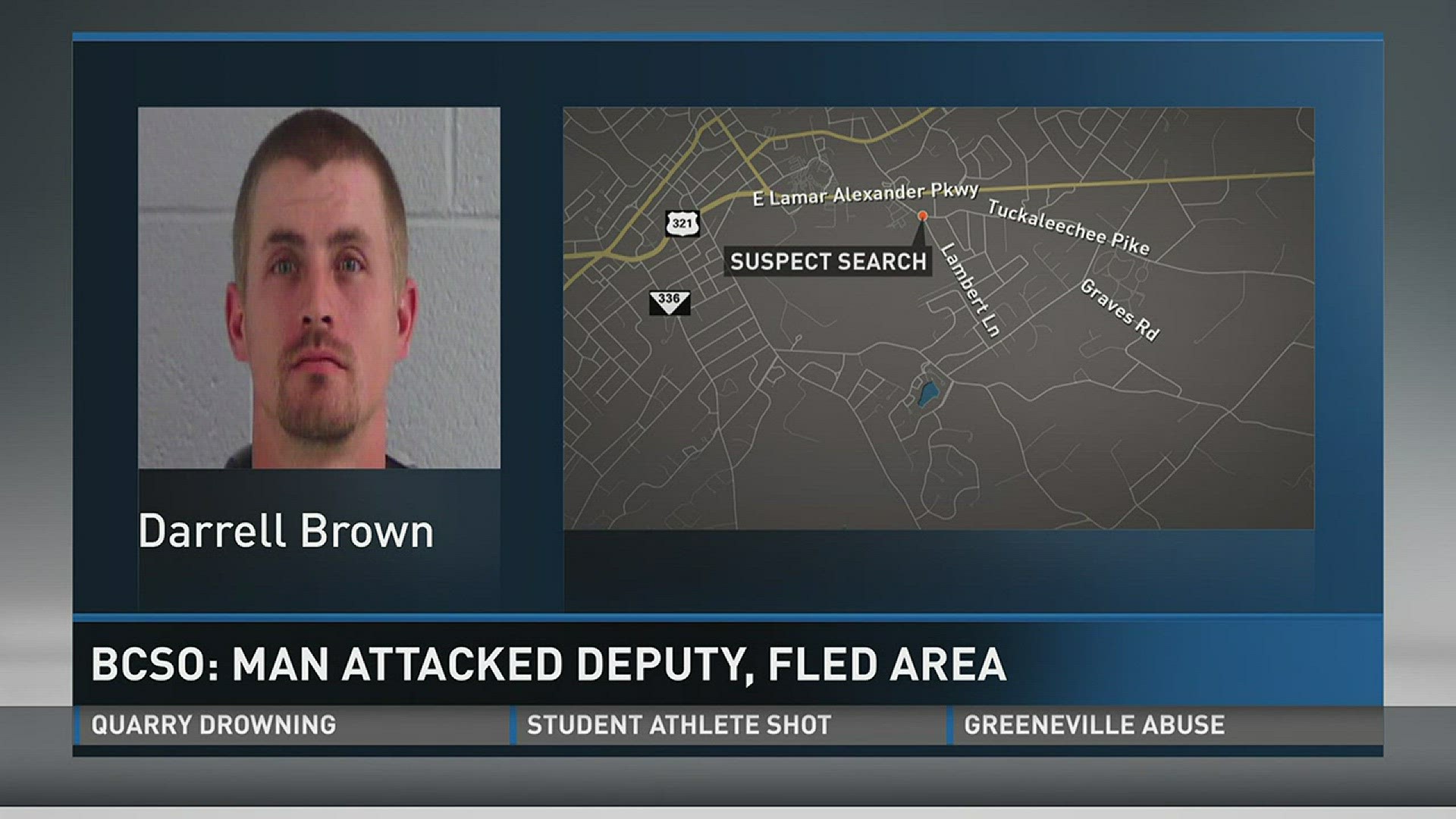 Search underway for man accused in deputy assault | wbir.com