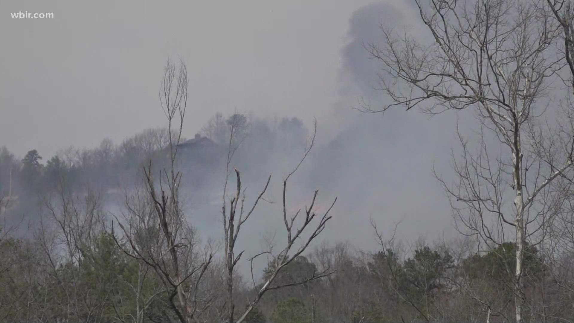 Wears Valley fire 85% contained; Seymour wildfire 25% contained as ...