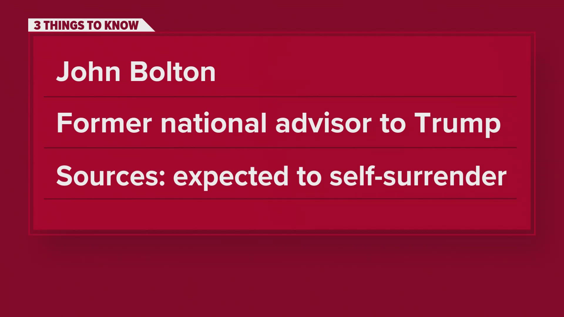 Former National Advisor John Bolton indicted by federal grand jury in Maryland | wbir.com