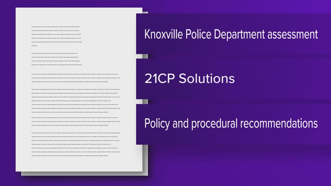 KPD departmental assessment report includes dozens of recommended ...