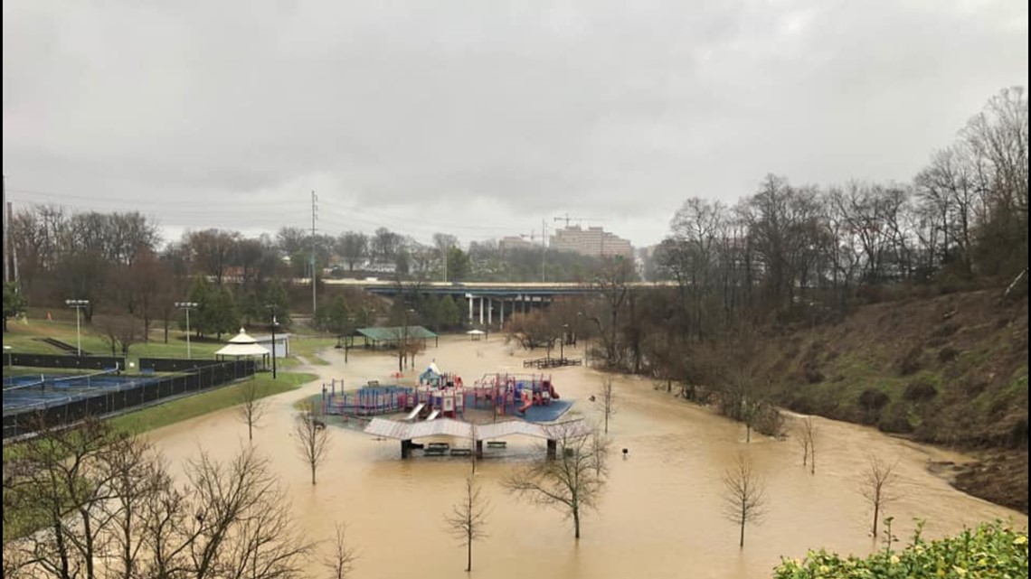 Flooding begins to recede following water-covered roads, rescues, and ...