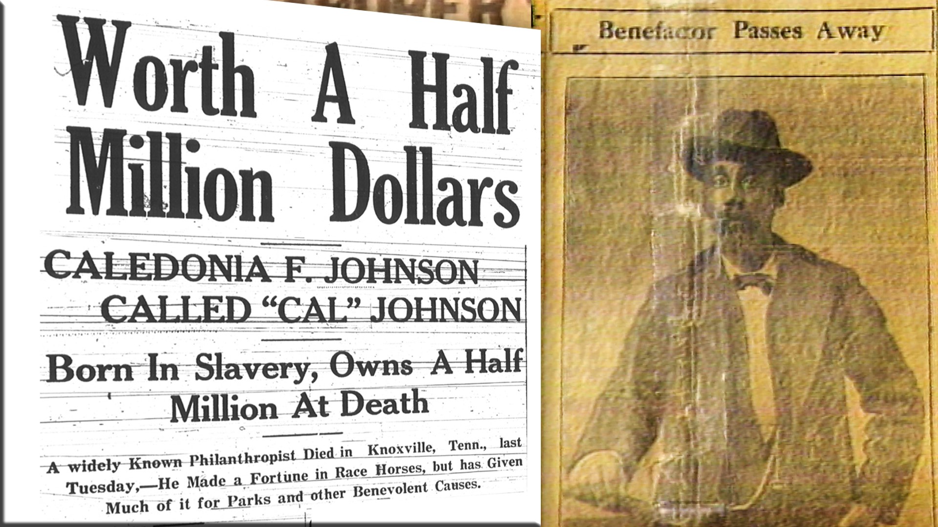 Cal Johnson's track from slavery to speedways | wbir.com