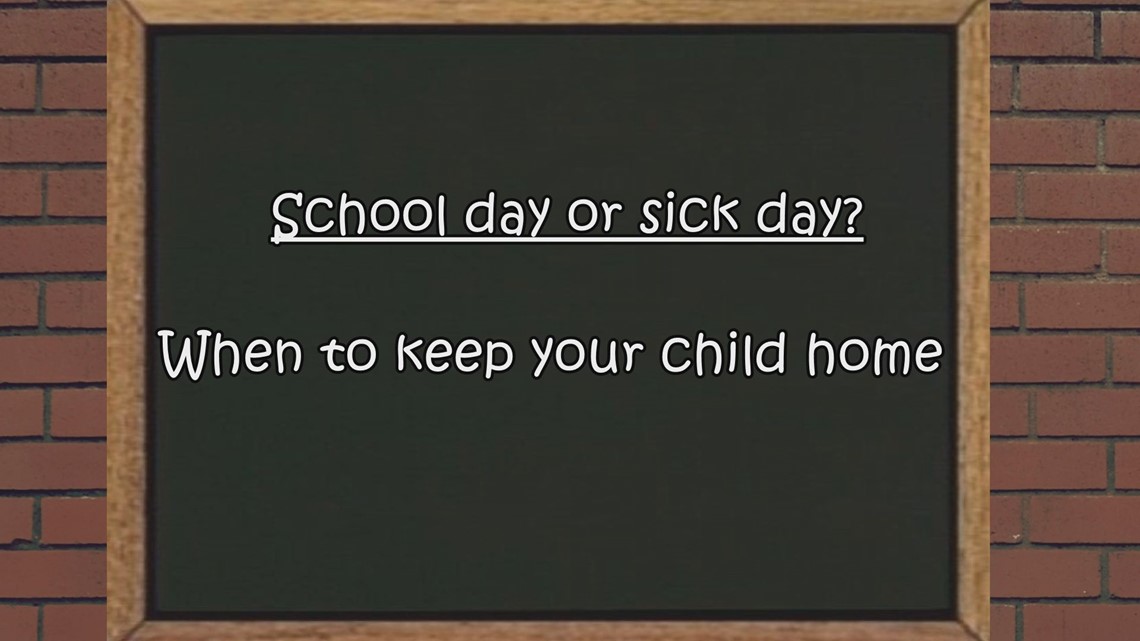 How to tell if your child is too sick for school | wbir.com