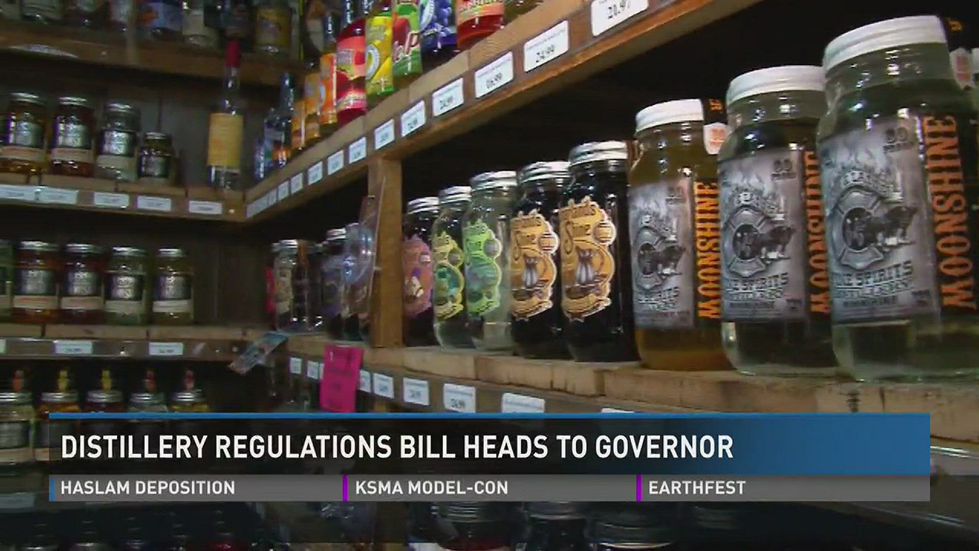Distillery regulations bill heads to the Governor's desk | wbir.com