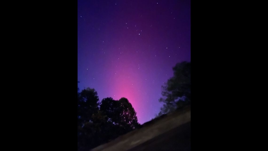 Northern Lights spotted in East Tennessee, bringing dazzling light show ...