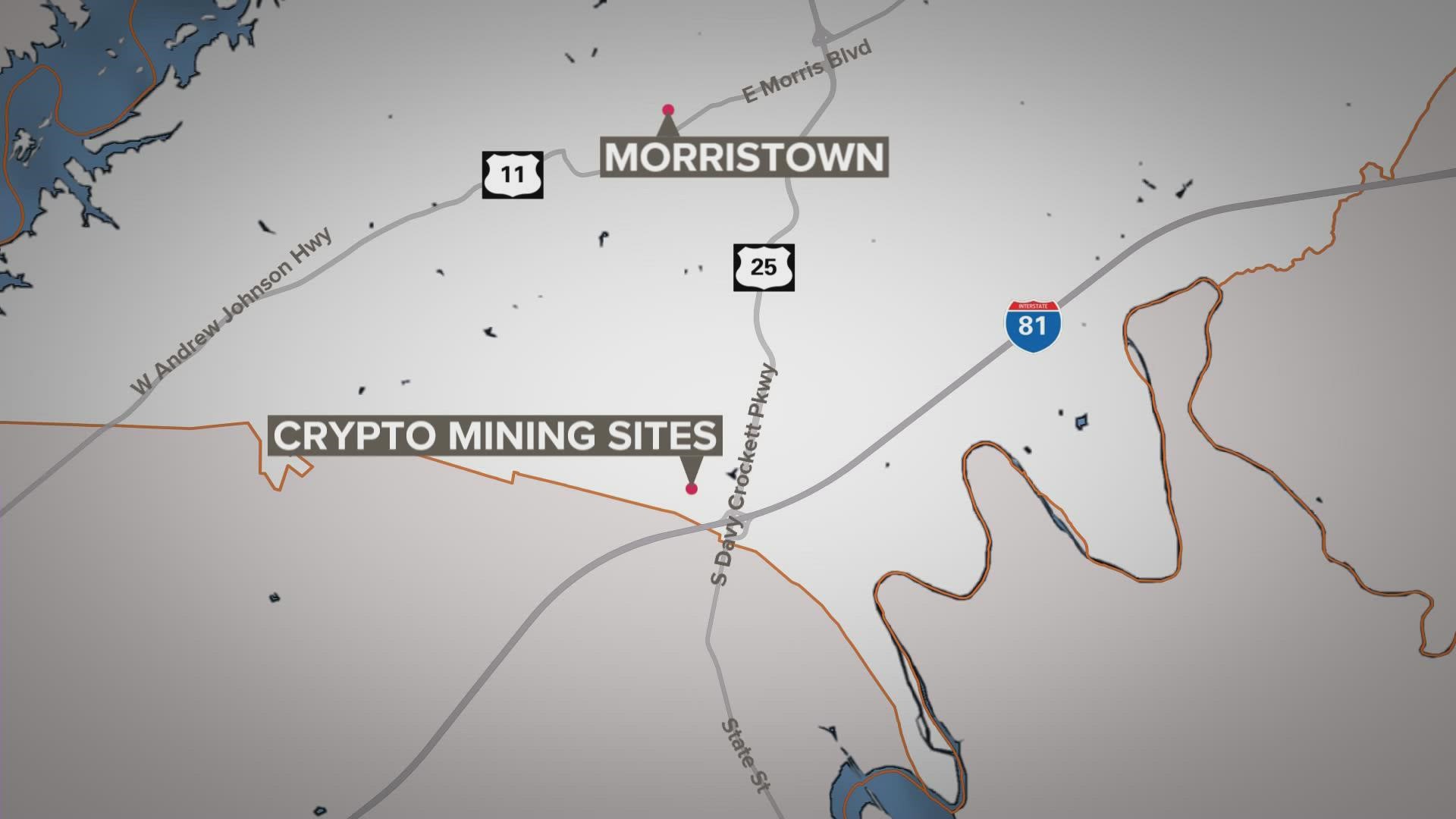 Crypto mining sites coming to Morristown | wbir.com