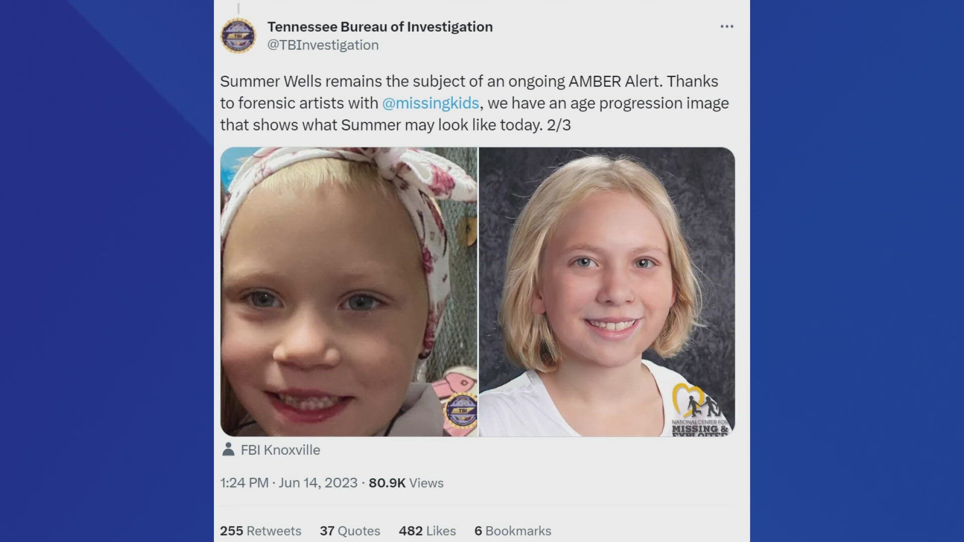 Feb. 4, 2024, marks Summer Wells' 8th birthday | wbir.com