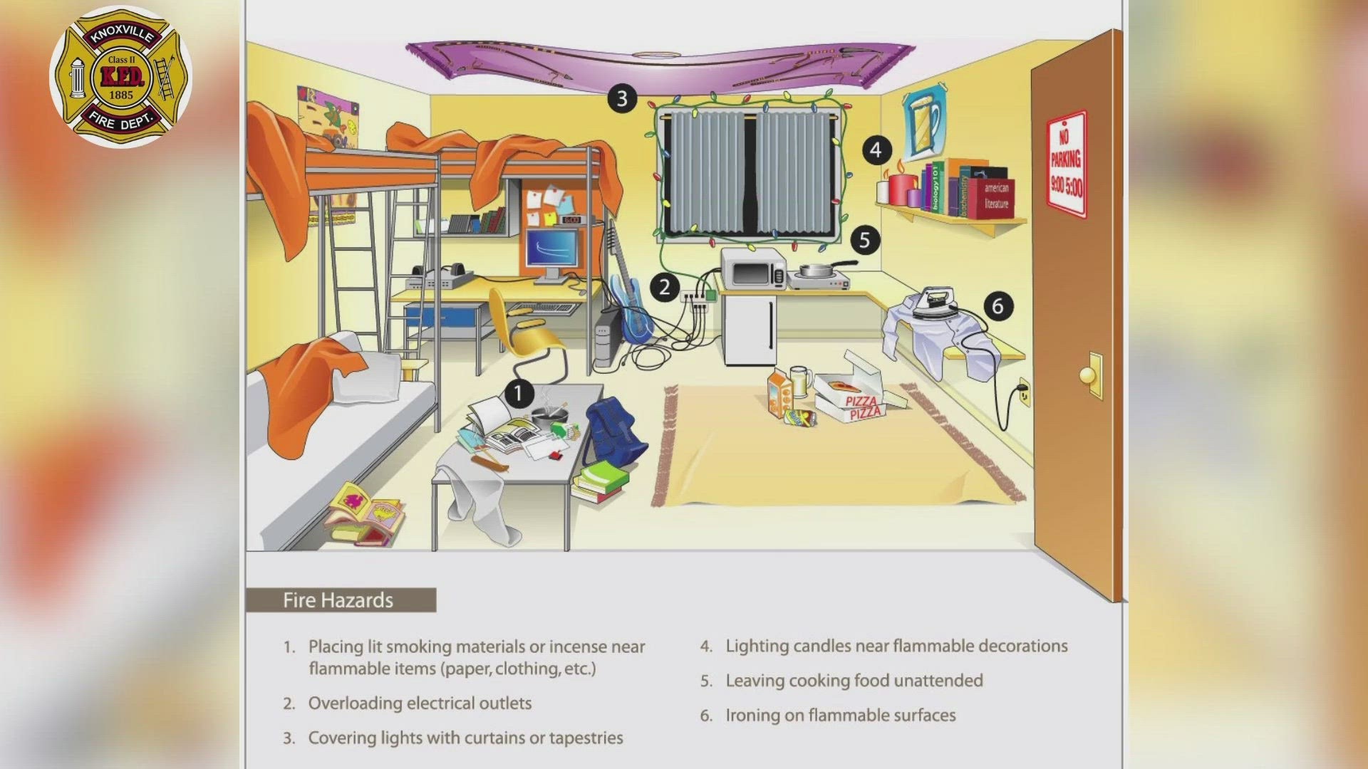 KFD urges college students moving into dorms to avoid common fire ...