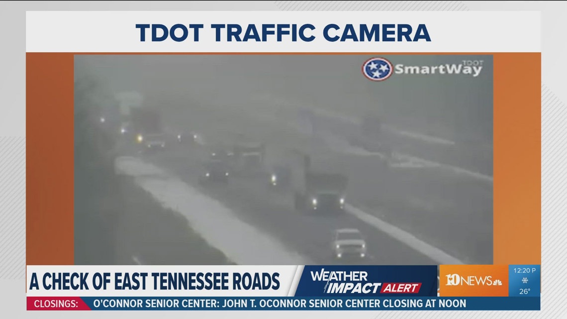 A look at East Tennessee road conditions | wbir.com