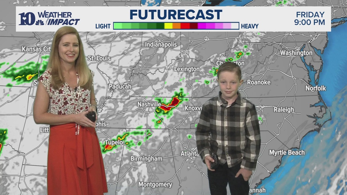 Mini-meteorologist Trevor gives the weekend forecast | wbir.com