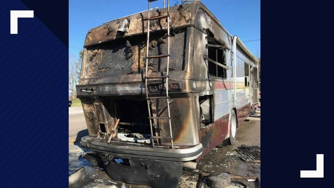 Fire heavily damages RV on Knox highway | wbir.com