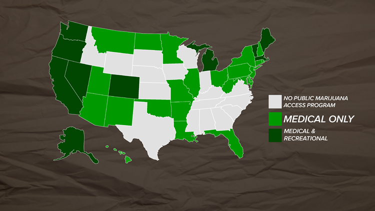 Marijuana 101: Where is it legal, what's the difference, and where do ...