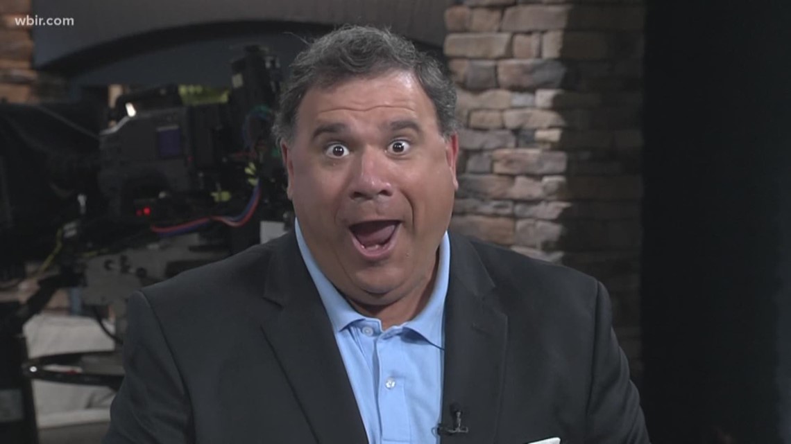 A moment when Russell makes good on a bet with John Becker | wbir.com