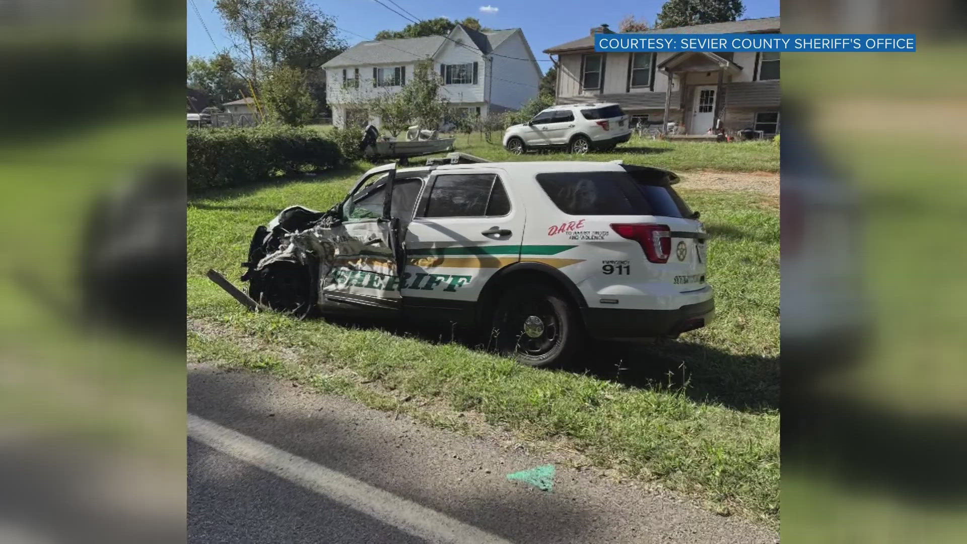 Sevier County deputy treated for minor injuries after 'near head-on ...