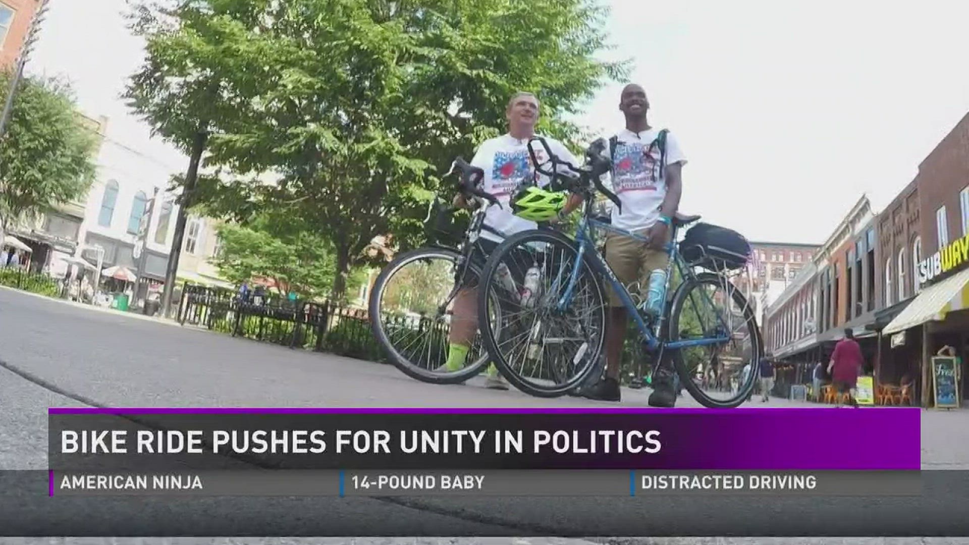 Liberal and conservative biking across the country to encourage ...