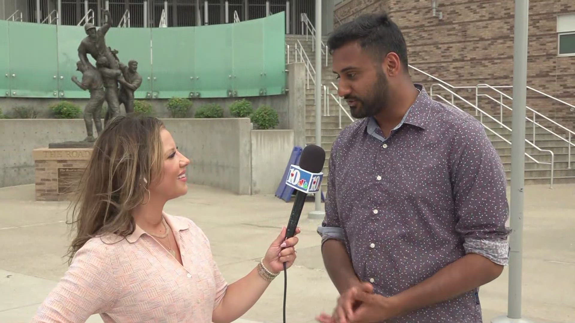 10News Today Abby Ham travels to Omaha where the fans are coming in ...