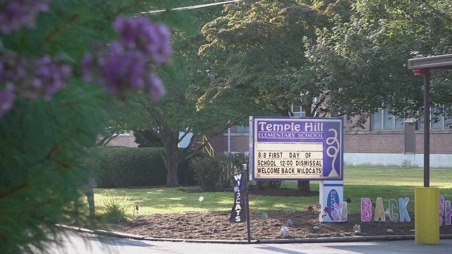 Temple Hill Elementary School back open after Hurricane Helene damage ...