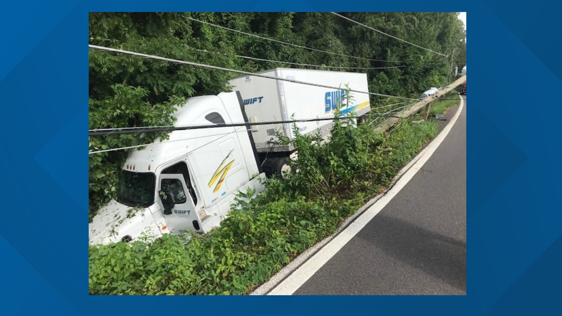 Old Dandridge Pike reopens after semi-truck crashed into power pole ...