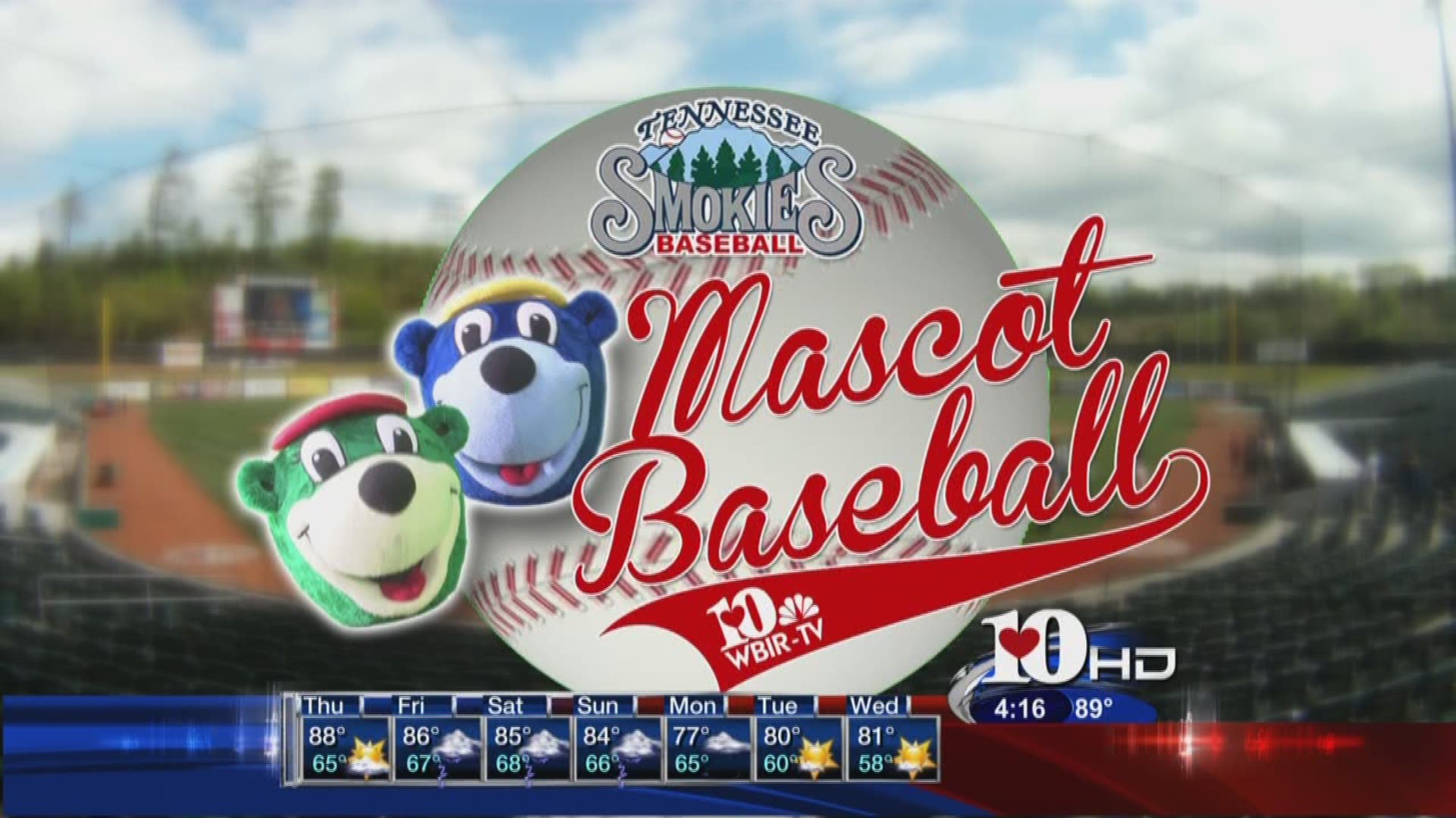 Local mascots compete in Live at Five at 4's annual Mascot Baseball ...