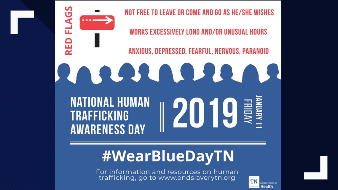TN Dept. of Health to wear blue for human trafficking awareness on ...