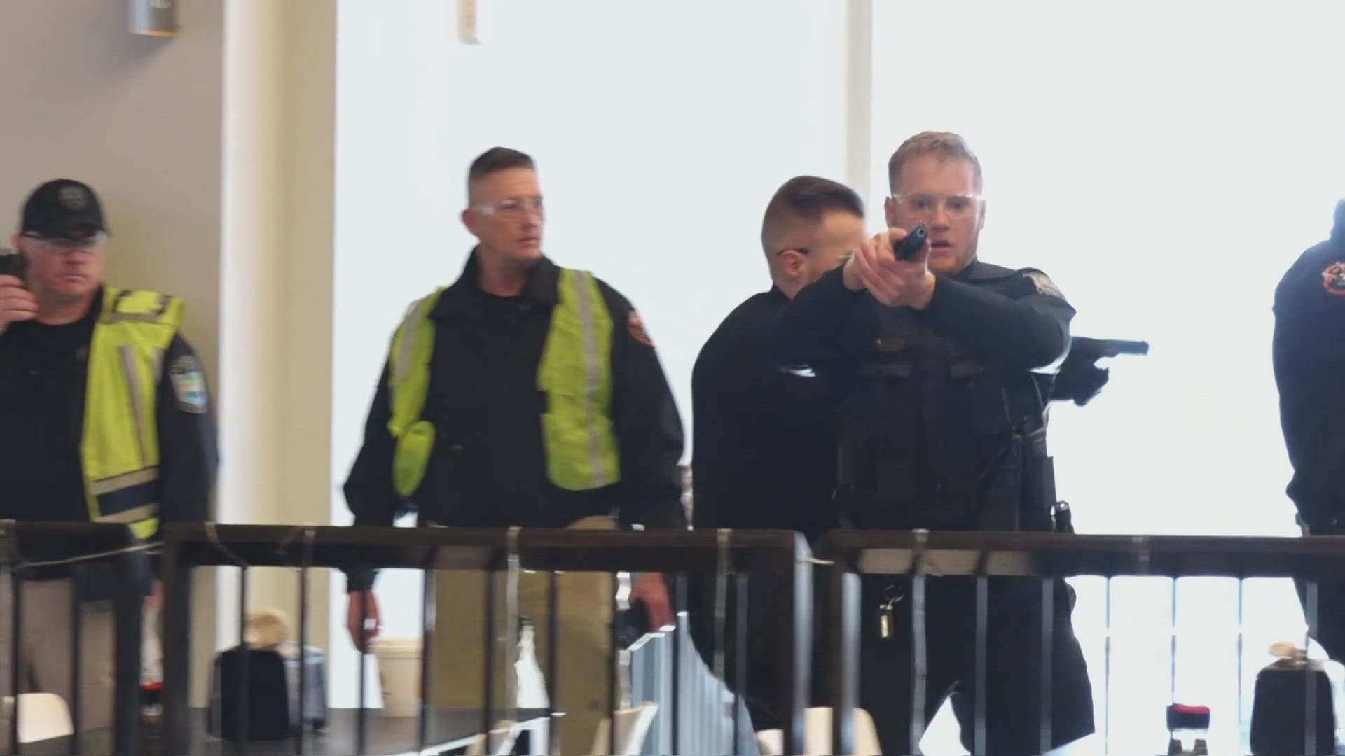 Local first responders conduct active shooter drill on UT's campus ...