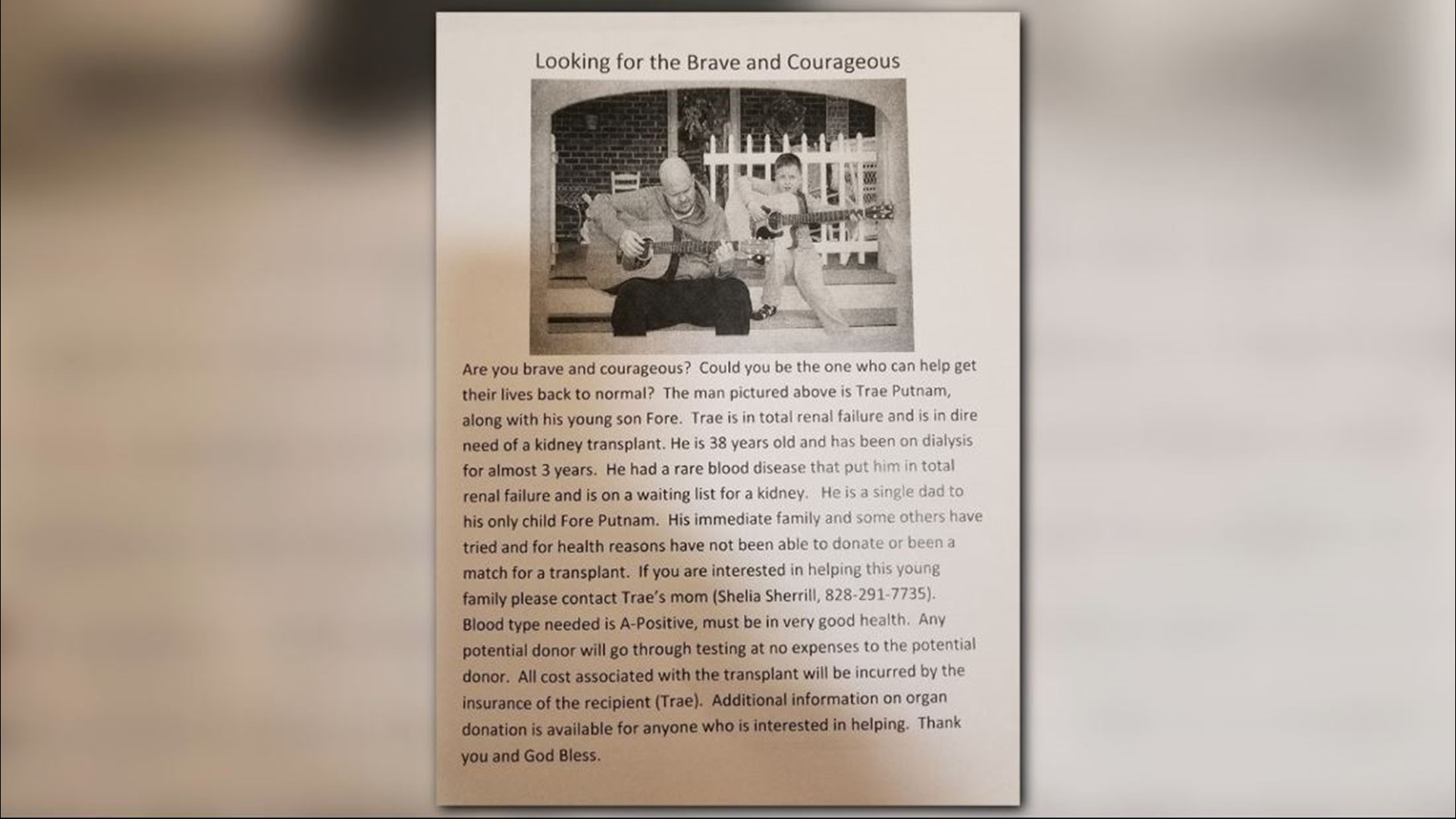 8-year-old NC boy hunting kidney for father gets letter from President ...