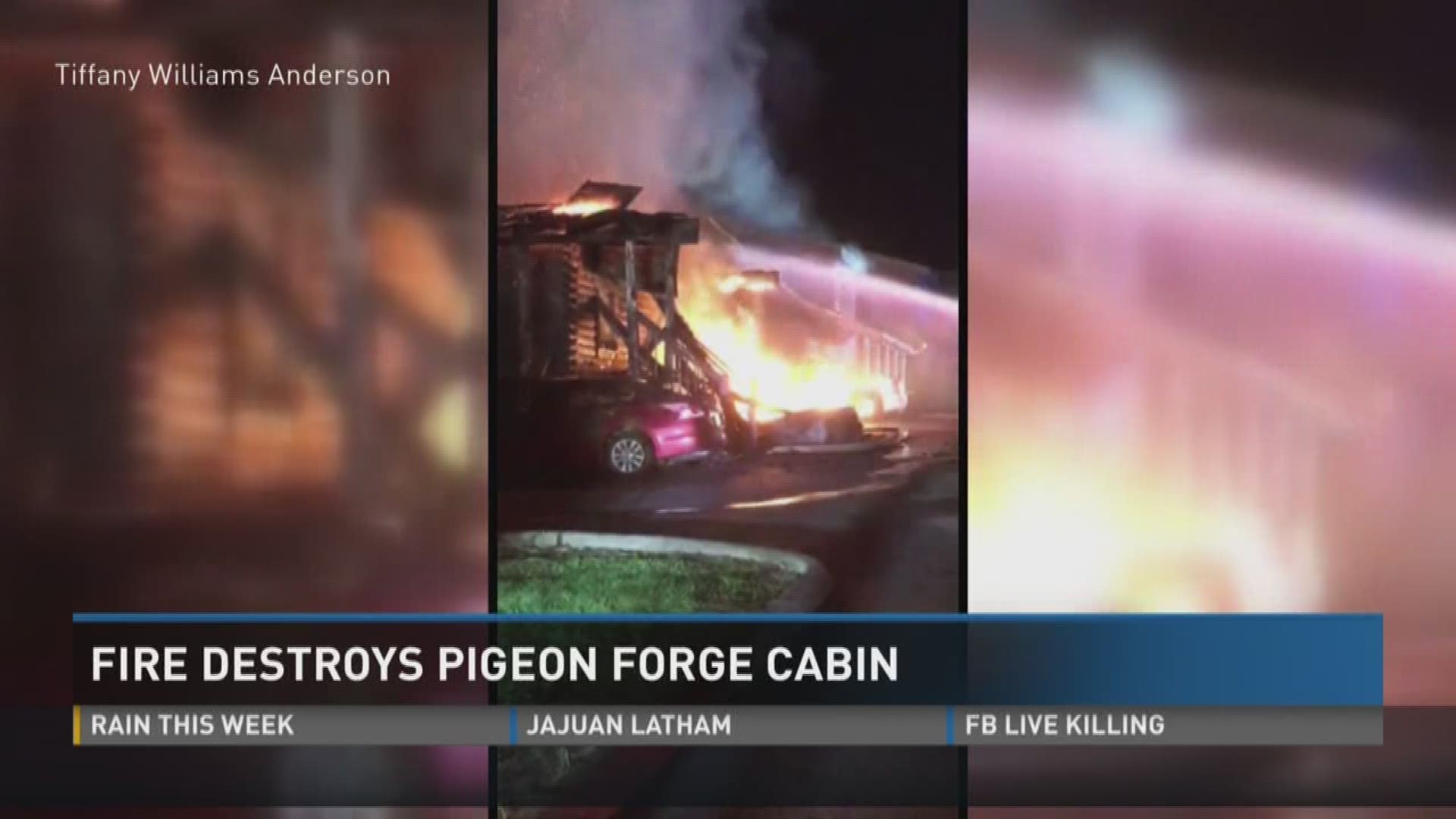 Two injured in Easter Sunday cabin fire in Pigeon Forge | wbir.com