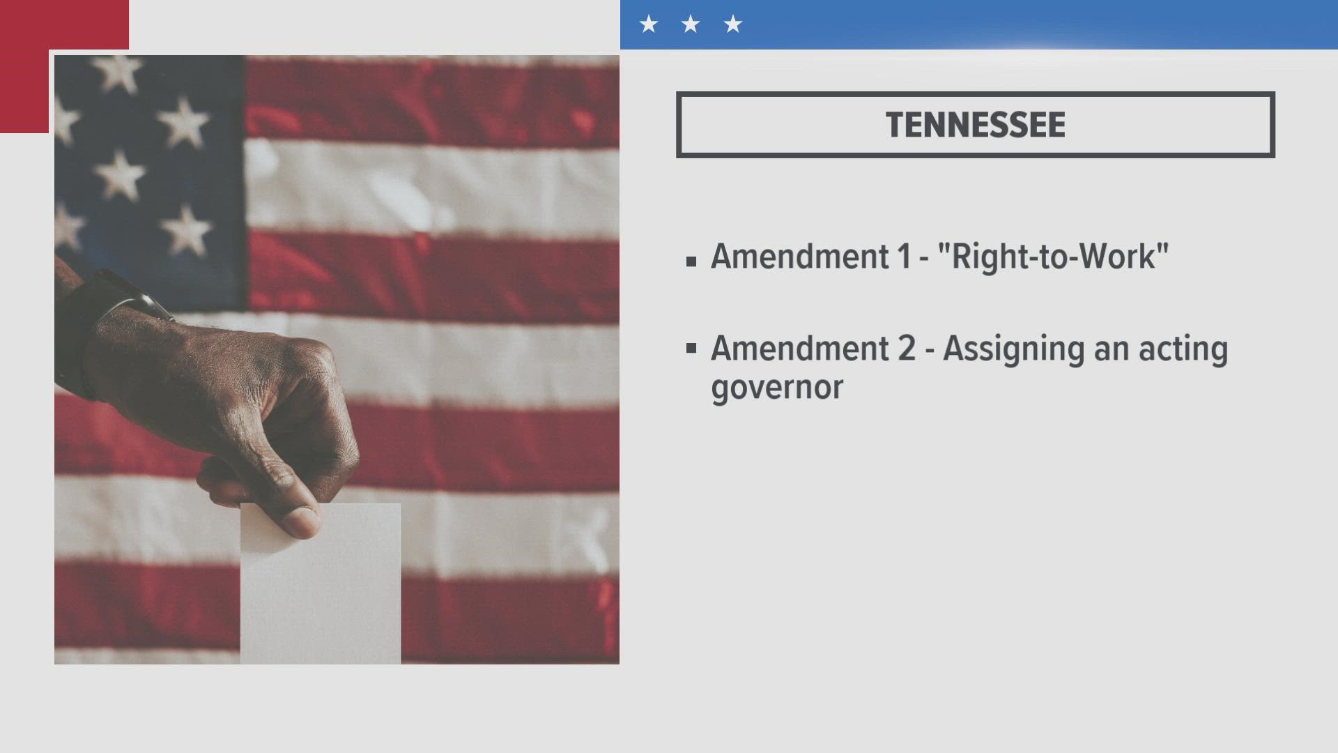 Four constitutional amendments approved at ballot box | wbir.com