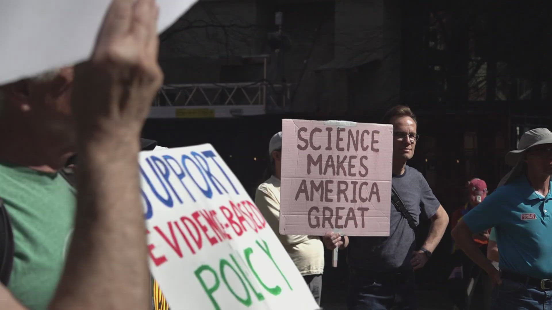 Stand up for Science holds protest against MAHA and MAGA in World's ...