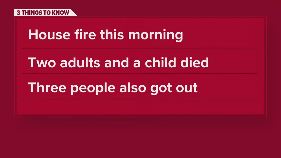 MPD: 2 adults, 1 child dead after being trapped house fire in ...