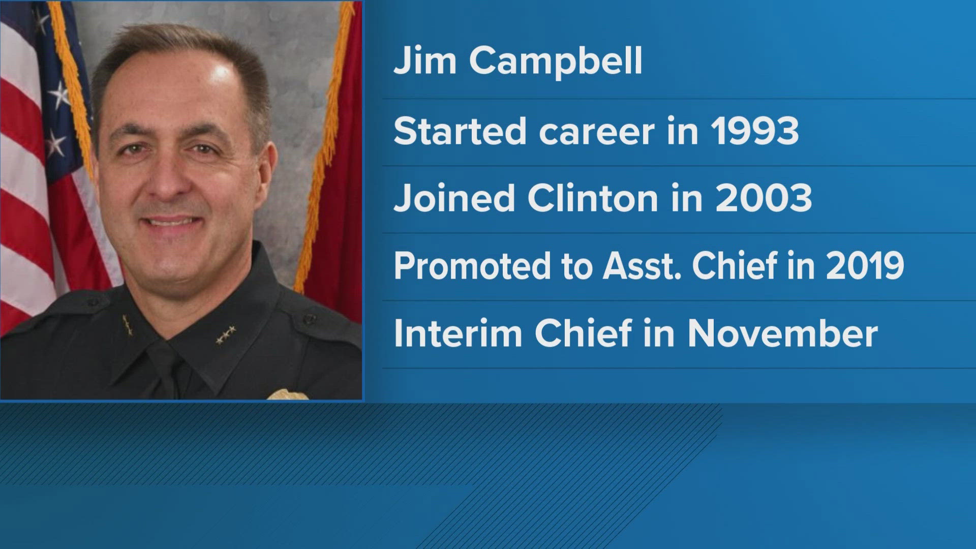 Jim Campbell becomes Clinton's new police chief | wbir.com